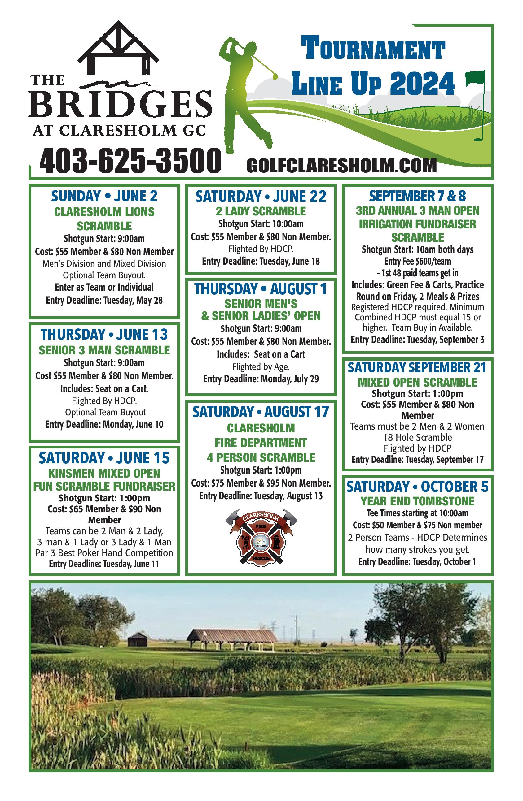 Events - The Bridges at Claresholm